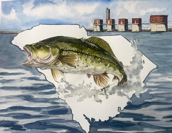Lake Murray Bass T-Shirt - Angler's Headquarters