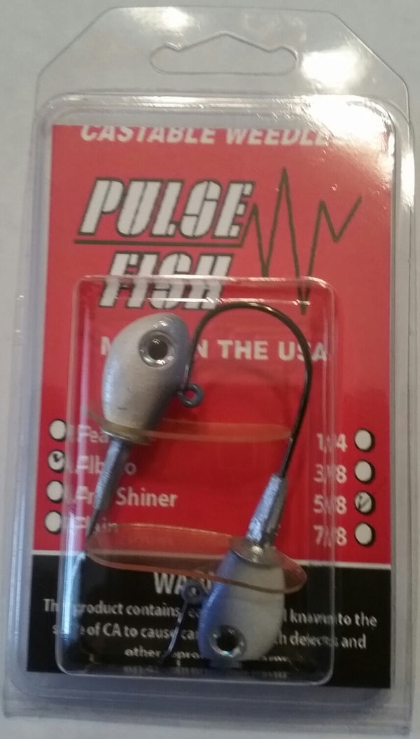 The Pulse Jig (2 Pack Without Baits: Painted Heads) - Angler's Headquarters